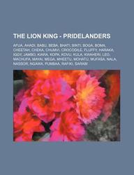 Buy The Lion King - Pridelanders: Afua, Ahadi, Babu, Beba, Bhati, Binti ...