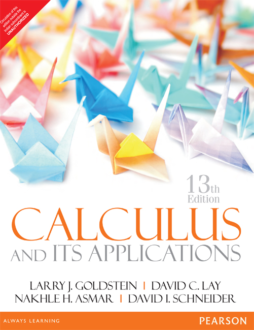 Buy Calculus & Its Appllications book : Larry Joel Goldstein,David I ... Buy Calculus & Its Appllications book : Larry Joel Goldstein,David I ...