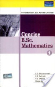 Buy Concise Bsc Mathematics 1 For 1st Sem Bsc Karnatak University book ...
