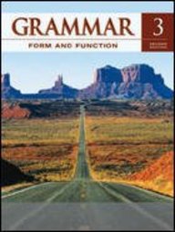 Buy Grammar Form and Function Level 3 Teacher's Edition book : Kristin ...