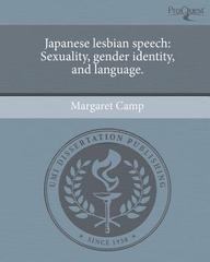 Buy Japanese lesbian speech: Sexuality, gender identity, and language ...