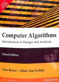 Buy Computer Algorithms Introduction To Design & Analysis book : Sara Baase,Allen Van Gelder ...