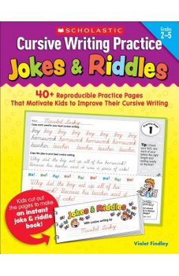 Buy Cursive Writing Practice: Jokes & Riddles, Grades 2-5: 40 ...