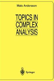 Buy Topics In Complex Analysis (Universitext) book : Andersson ...
