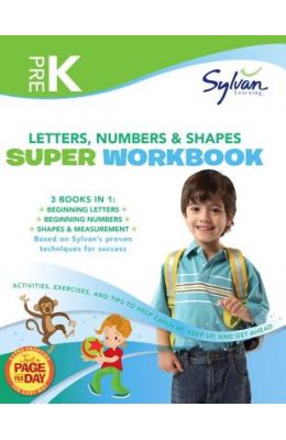 Buy Pre-K Letters, Numbers & Shapes Super Workbook (Sylvan Super ...