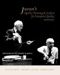 Buy Juran's Quality Planning And Analysis For Enterprise Quality ...