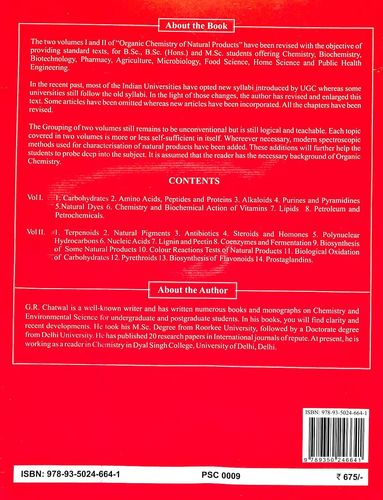 Buy Organic Chemistry Of Natural Products Vol 1 book : Gurdeep R ...
