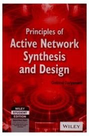 Buy Principles Of Active Network Synthesis And Design book : Gobind ...