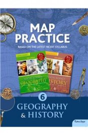 Buy Map Practice Geography & History Class 6: Cbse book : Rk Jain ...
