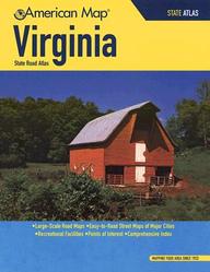 Buy American Map Virginia State Road Atlas book : American Map ...