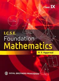 Buy Foundation Mathematics Class 9 : Icse book : Rs Aggarwal ...