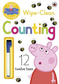 Buy Practise Peppa Pig With Peppa : Wipe Clean First Counting book : Na ...