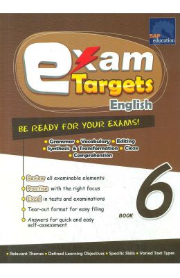 Buy Exam Targets English Book 6 : Grammar Vocobulary Editing Synthesis ...