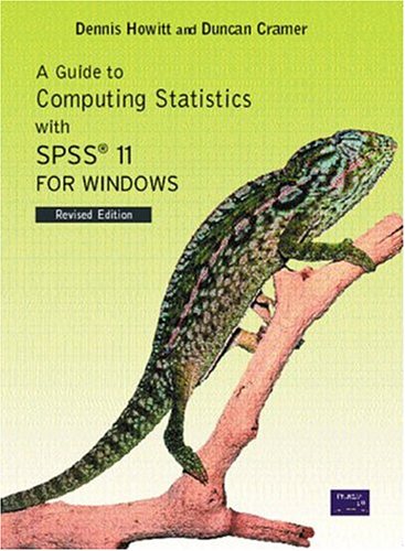 Buy A Guide to Computing Statistics With Spss Release 10 for Windows ...