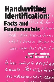 Buy Handwriting Identification: Facts And Fundamentals book : A.M ...