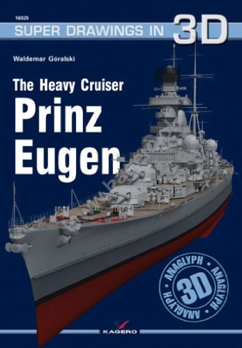 Buy The Heavy Cruiser Prinz Eugen With Scale Drawings And 3 D Glasses Book Waldemar Goralski