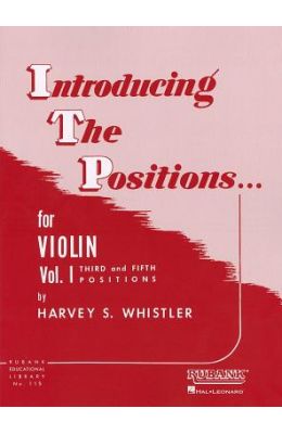 Buy Introducing the Positions for Violin: Volume 1 - Third and Fifth ...