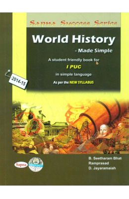 Buy World History : Made Simple 1st Puc book : Seetharam Bhat B,Ram ...