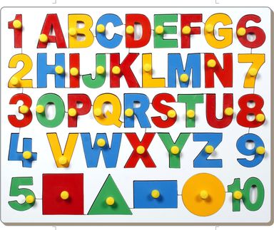 Buy Little Genius English Alphabet With Number and Shapes Al-47 book ...