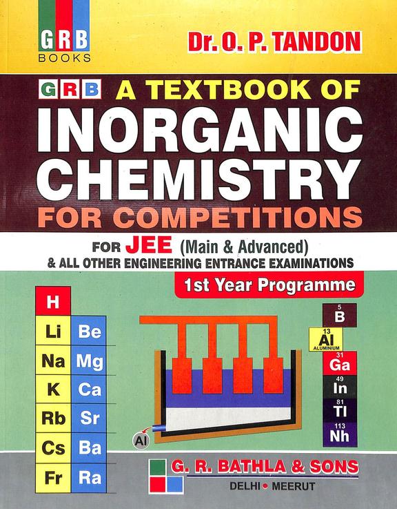 Buy Textbook Of Inorganic Chemistry Forcompetitions Jee Main & Advanced ...