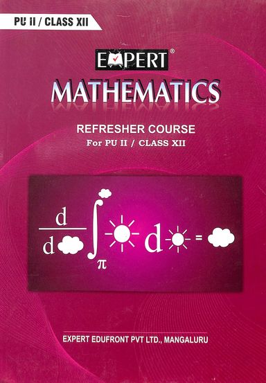 Buy Expert Mathematics Refresher Course 2 Puc: Vol 2 New Syllabus book ...