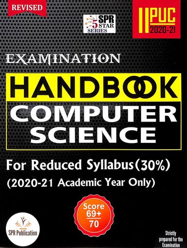 Buy Spr 5 Star Series Examination Handbook Computer Science 2 Puc book ...