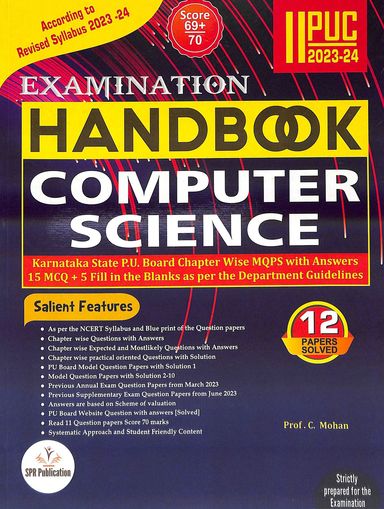Buy Spr 5 Star Series Computer Science 2 Puc For 2023-24 Examination ...