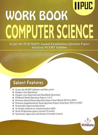 Buy Spr Workbook Computer Science 2nd Puc Spr 5 Star Series book : Na ...