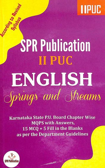 Buy Spr English 2nd Puc Springs & Streams book : T Geetha,S N Prathama ...