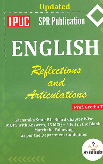 Buy 1 Puc English Reflections & Articulations book : T Geetha ...