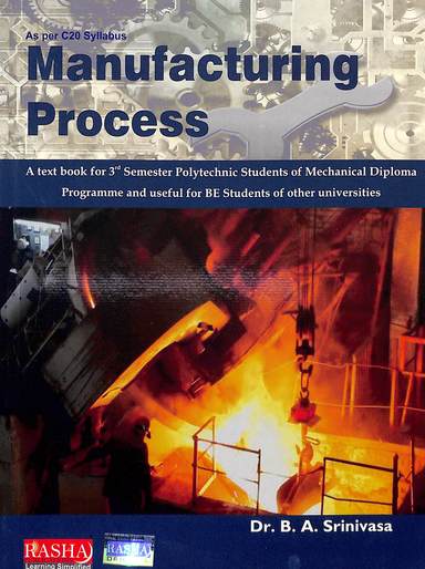 Buy Manufacturing Process Text Book For 3 Sem Polytechnic Students Of ...