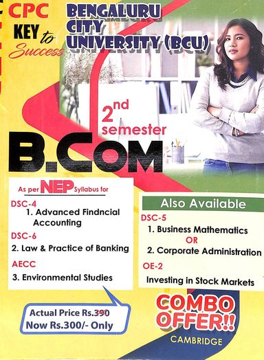 Buy Cpc Key To Success 2nd Sem B Com Nep Syllabus Combo Offer : Bcu ...