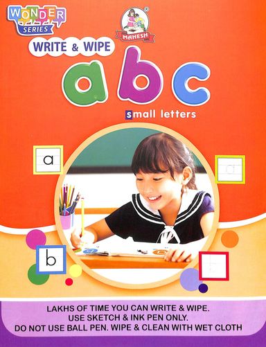Buy Wonder Series : Write & Wipe Abc Small Letters book : Na , 1234118009, 5551234118009 ...