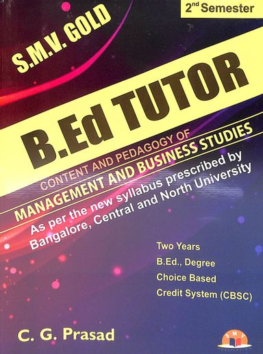 Buy Bed Tutor Content & Pedagogy Of Management & Business Studies For ...
