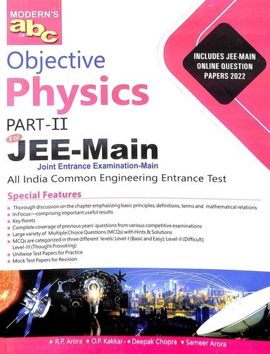 Buy Modern Abc Of Objective Physics For Jee Main Part 2 book : Rp Arora,Op Kakkar,Deepak Chopra ...