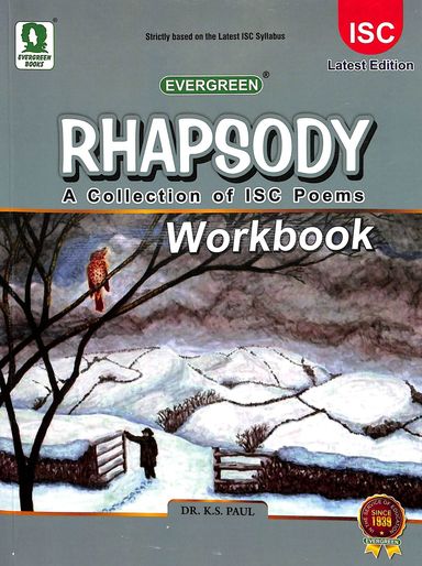 Buy Rhapsody A Collection Of Isc Poem Work Book Class 11 & 12 book : Ks ...