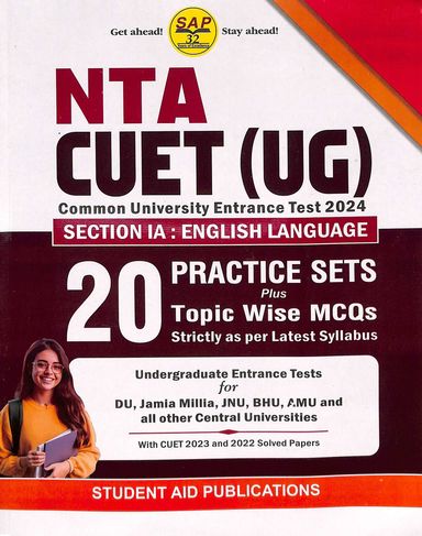 Buy Nta Cuet Ug Section Ia English Language 20 Practice Sets Plus Topic ...