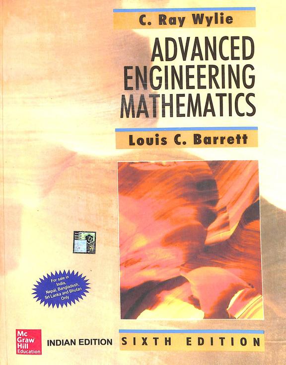 Buy Advanced Engineering Mathematics Book Ray Wylie C Louis C Barret 