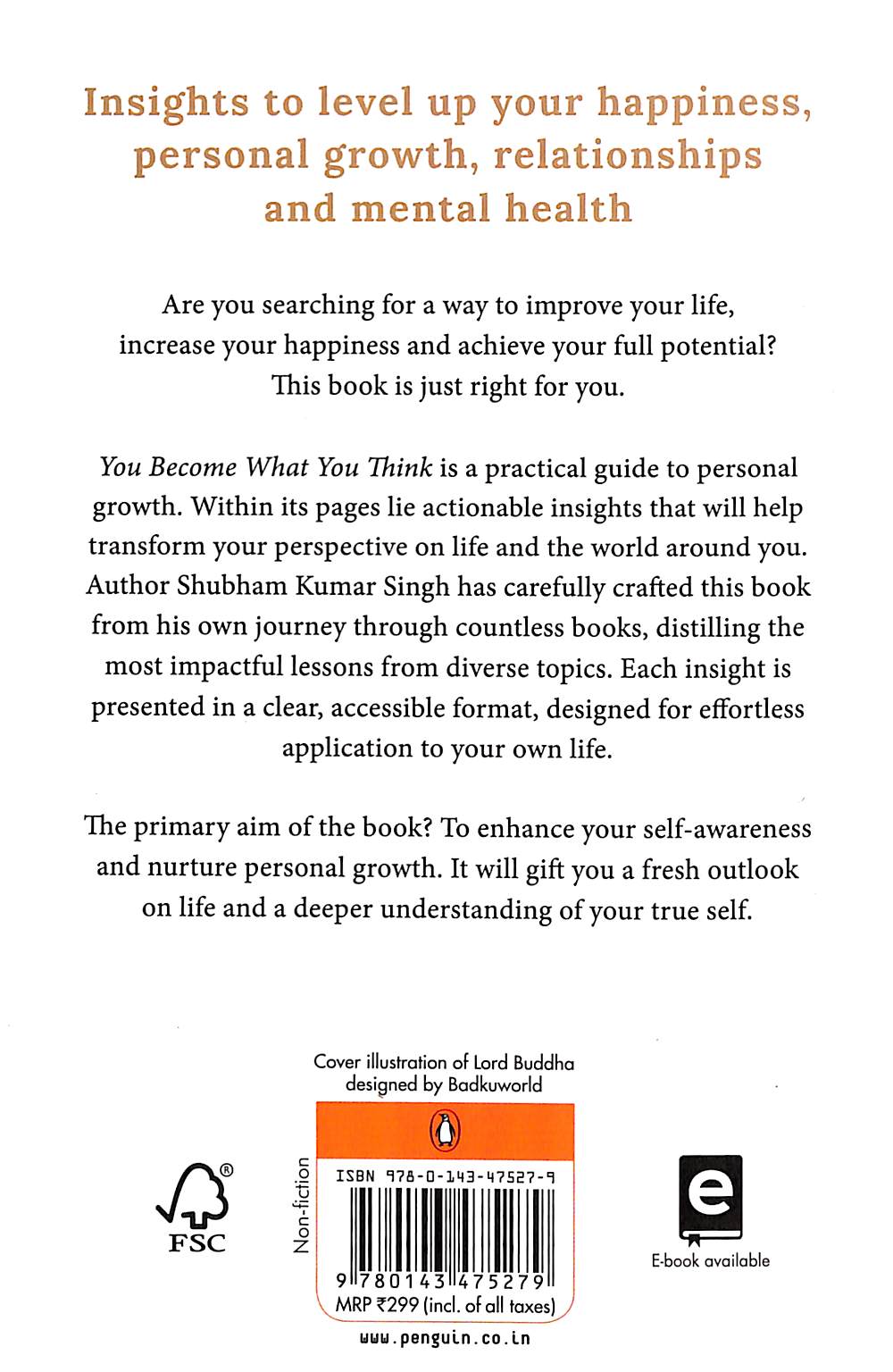 Buy You Become What You Think : Master Your Life, Master Your Mind book ...