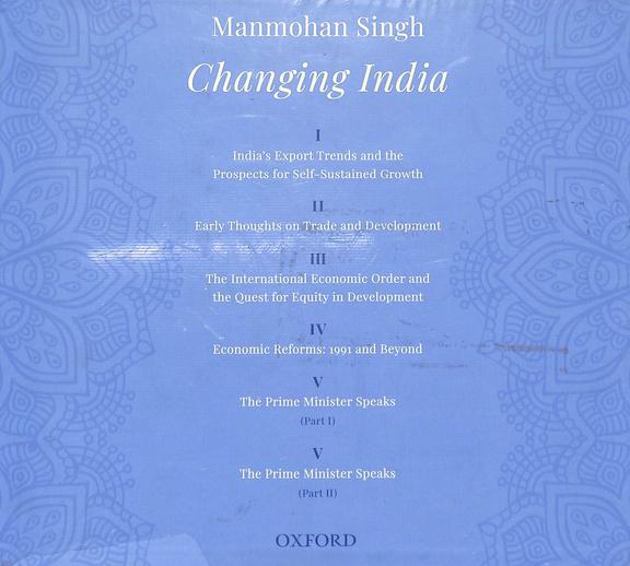 Buy Changing India Set Of 5 Vol In 6 Books book : Manmohan Singh ...
