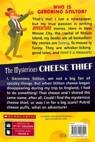 Cheese Thief Memes Geronimo Stilton #31 : The Mysterious Cheese Thief