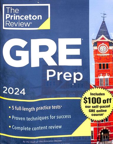 Buy Princeton Review Gre Prep 2024 Edition With 5 Full Practice Tests ...