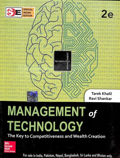 Buy Management Of Technology : The Key To Competitiveness & Wealth ...