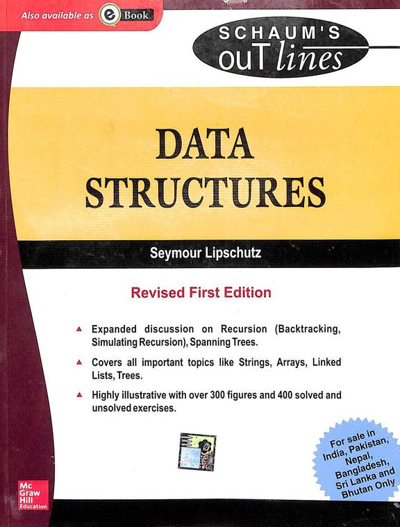 Buy Data Structures : Schaums Outlines book : Seymour Lipschutz ...
