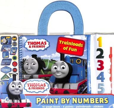 Buy Thomas & Friends Paint By Numbers : Trainloads Of Fun book : Na ...