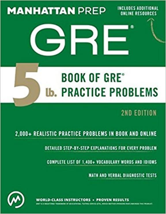 Buy Manhattan Gre 5lb Book Of Practic Problems book : Na , 1506234445 ...