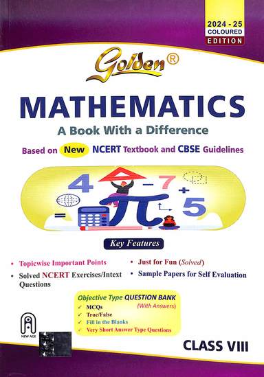 Buy Golden Mathematics Class 8 : Cbse book : Hari Kishan,Rk Gupta ...