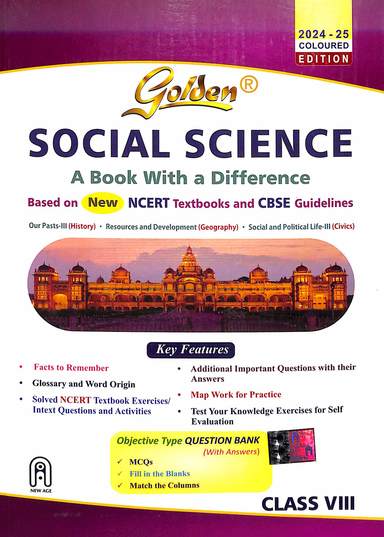 Buy Golden Social Science Class 8 : Cbse book : S Gupta,Pragya ...