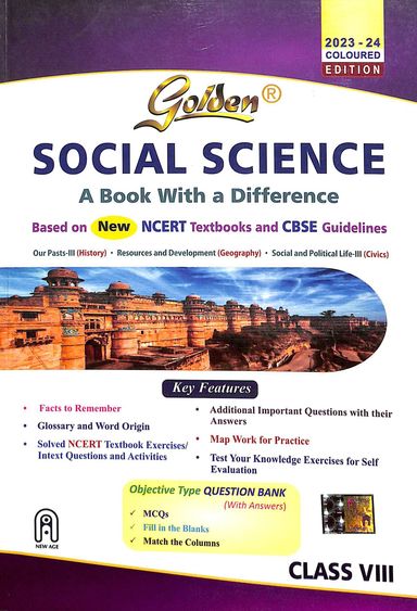 Buy Golden Social Science Class 8 : Cbse book : S Gupta,Pragya ...