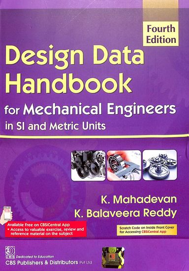Buy Design Data Handbook For Mechanical Engineers In Si & Metric Units ...